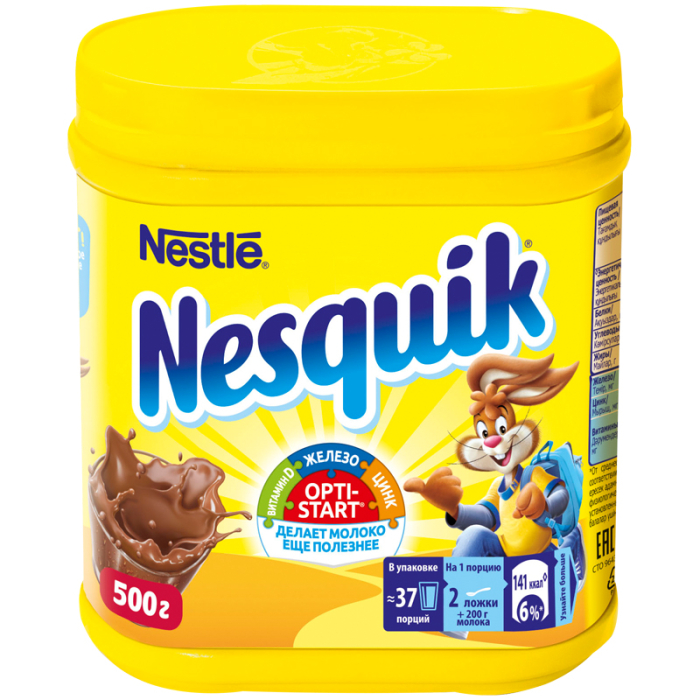 Какао-напиток 500 гр "Nesquik" Opti-star пластик купить в интернет ...